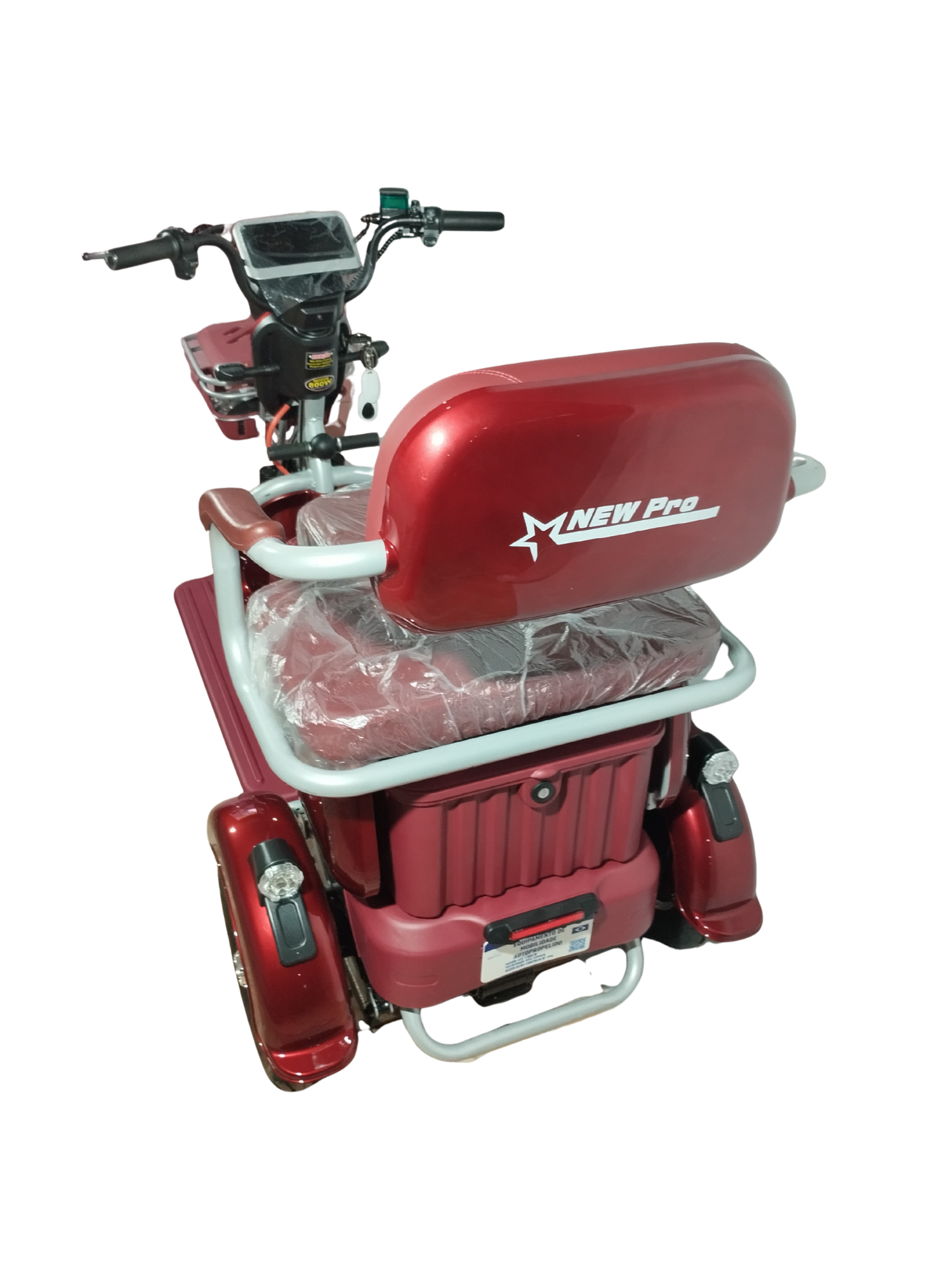 Triciclo Elétrico Rema ( New Pro ) Autopropelido Com Diferencial, 48V x ...